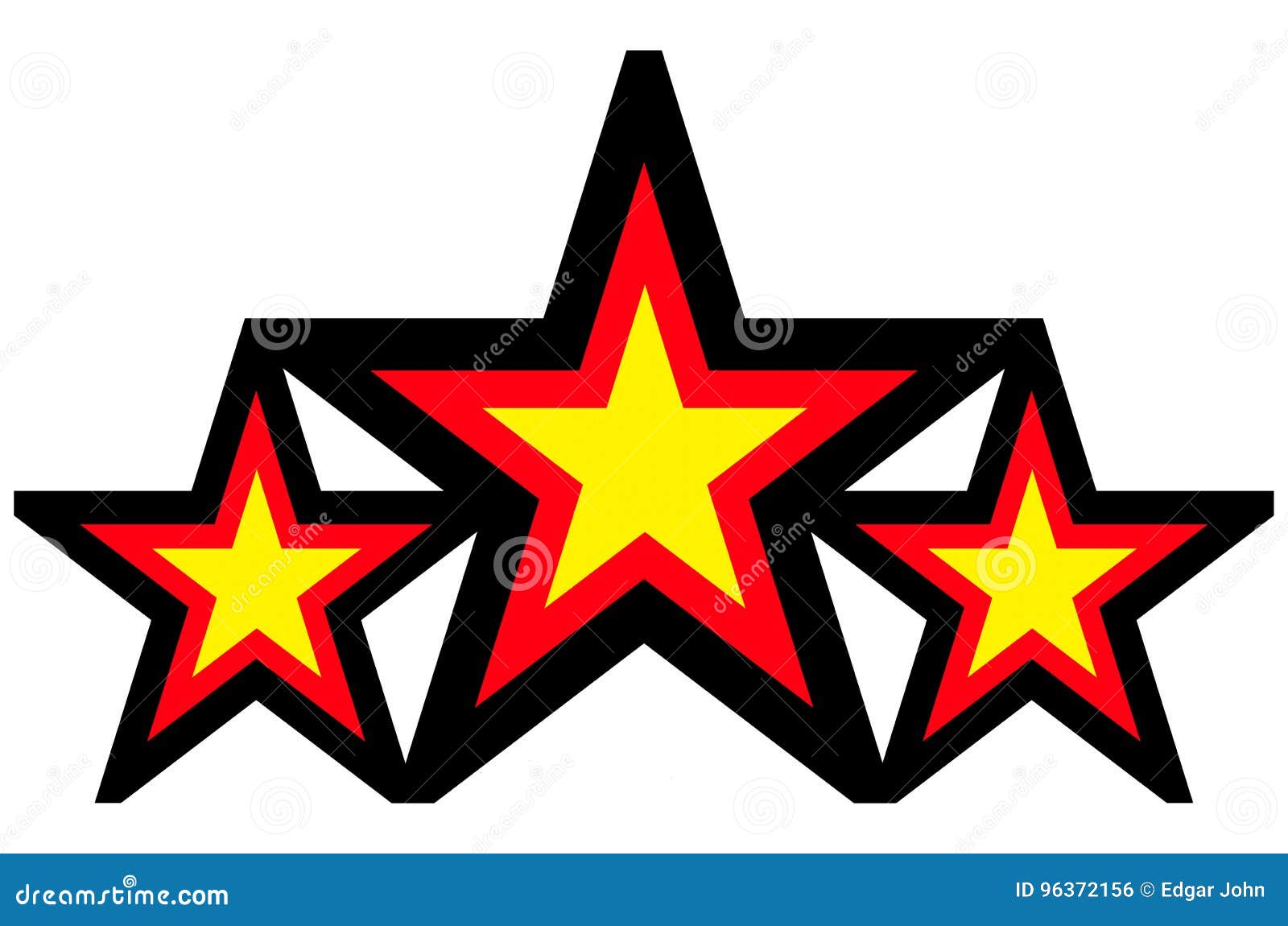 Stars germany stock illustration. Illustration of decorative - 96372156