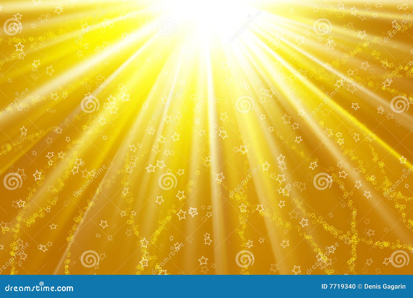 Golden Light Effect On Transparent Background With Realistic Sparkles ...