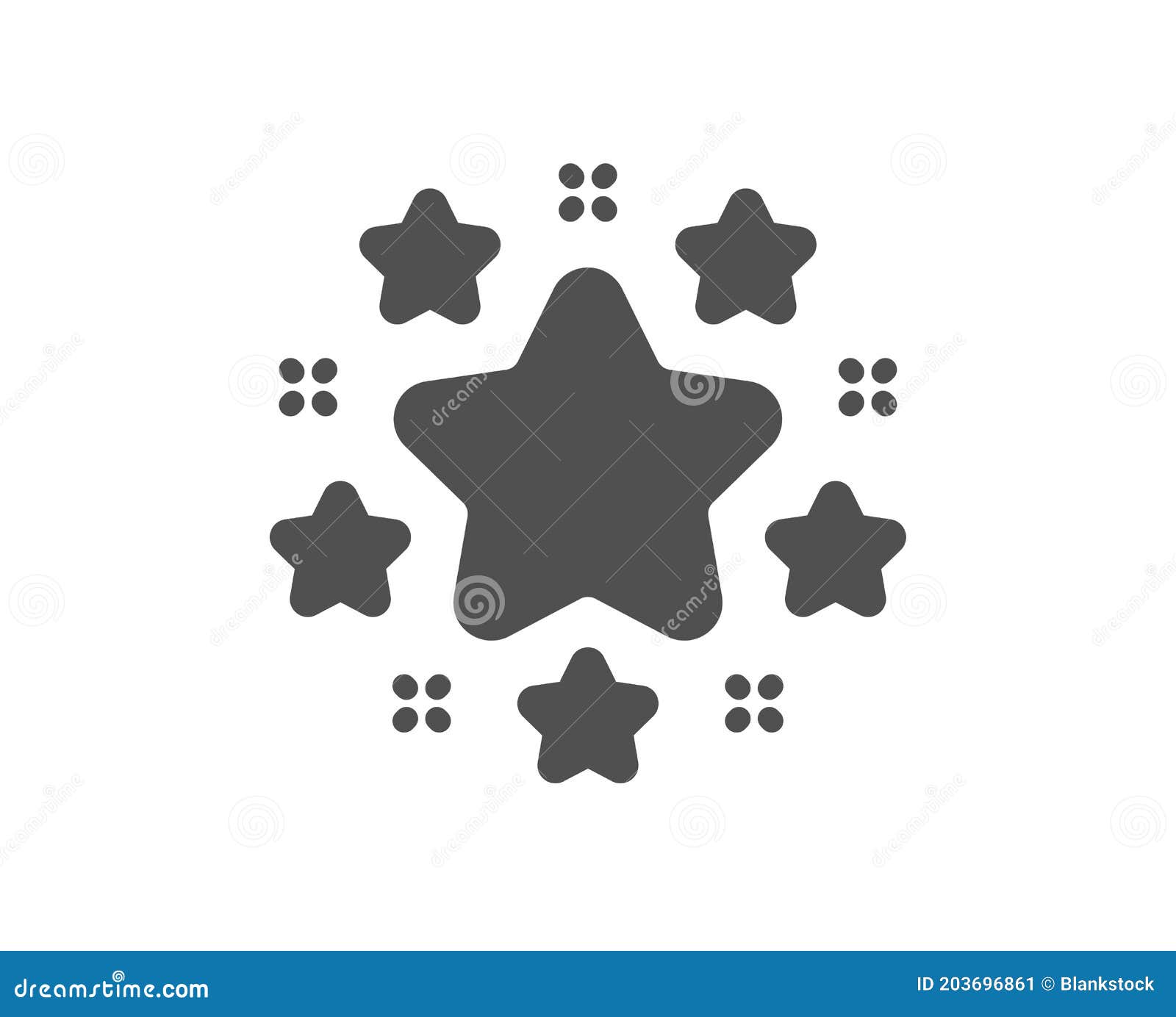 Stars Icon. Best Ranking Sign. Vector Stock Vector - Illustration of ...