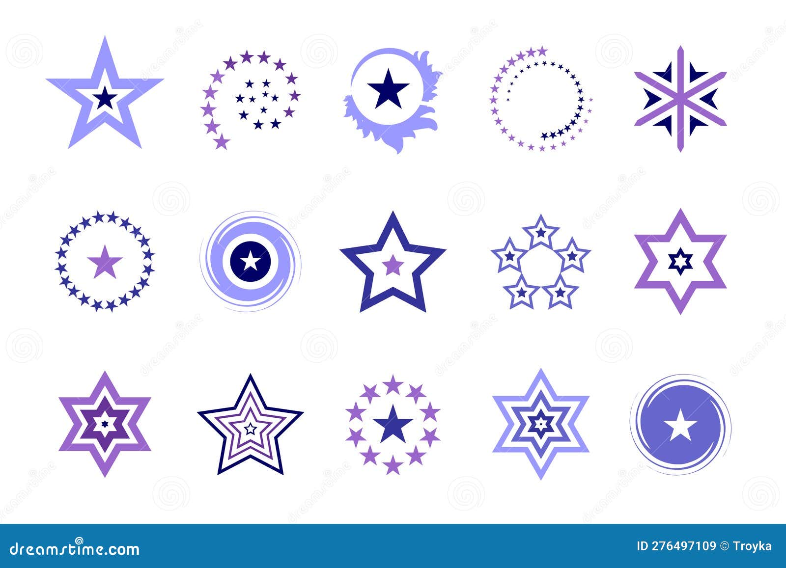 Stars Icons. Design Elements Set Stock Vector - Illustration of sign ...
