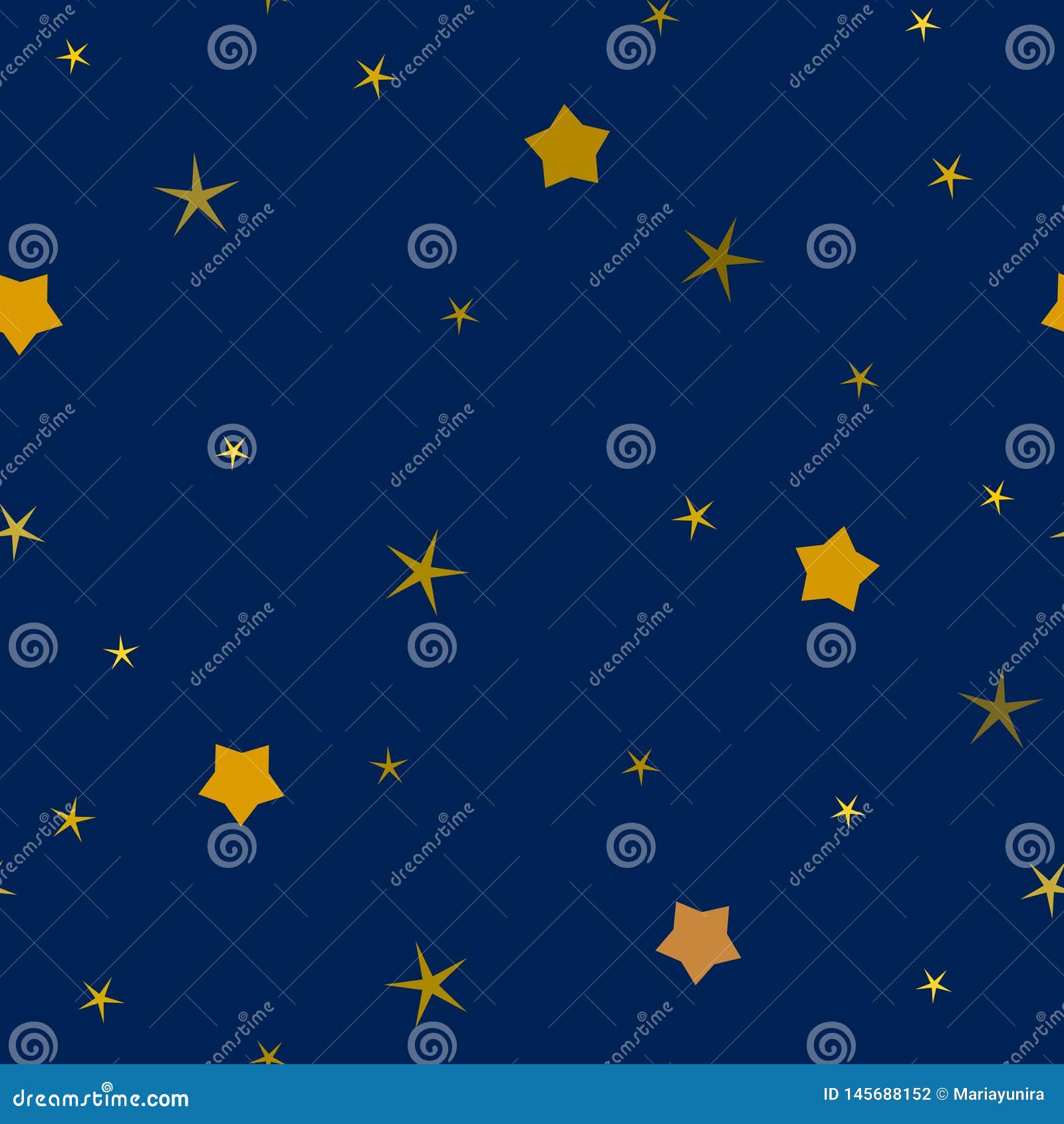 Stars Ilustrations Vector Simple Seamless Stock Vector - Illustration ...