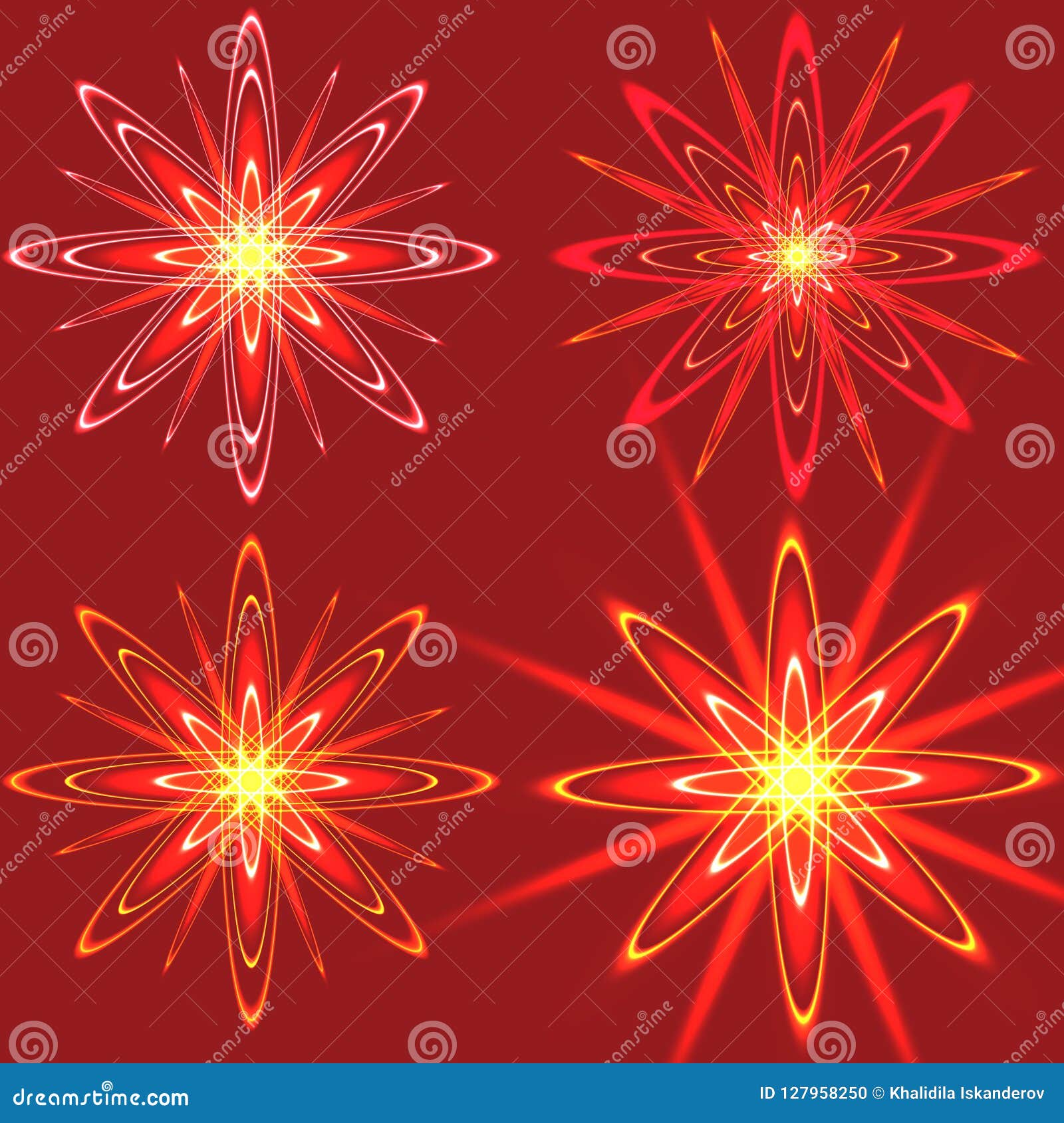 The Stars are Made of Oval. Light Effects Glow Stock Vector ...