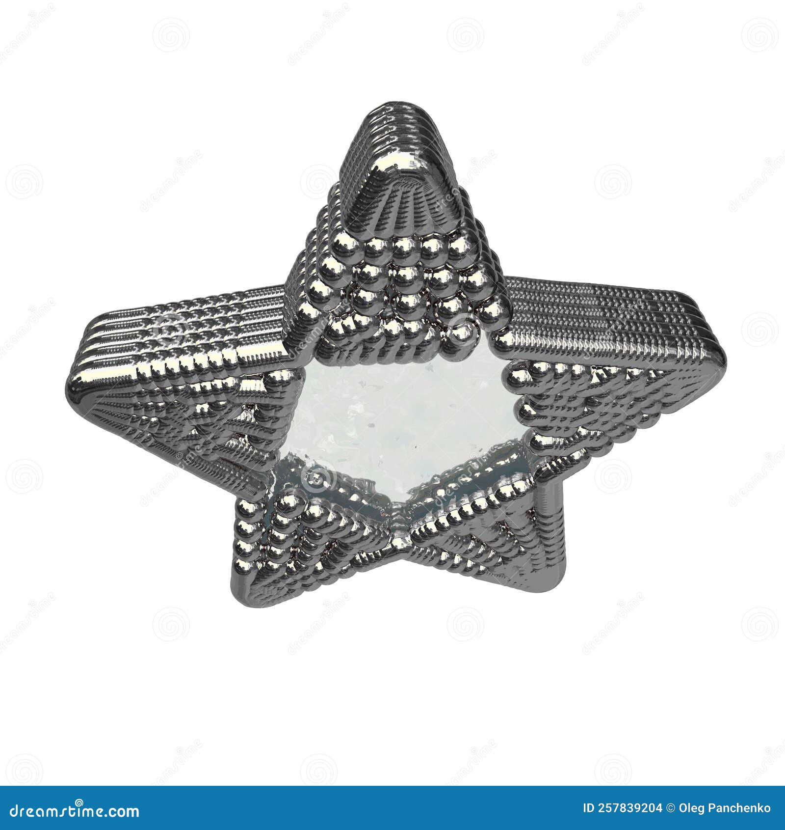 Stars Made of Silver Spheres Stock Vector - Illustration of effect ...