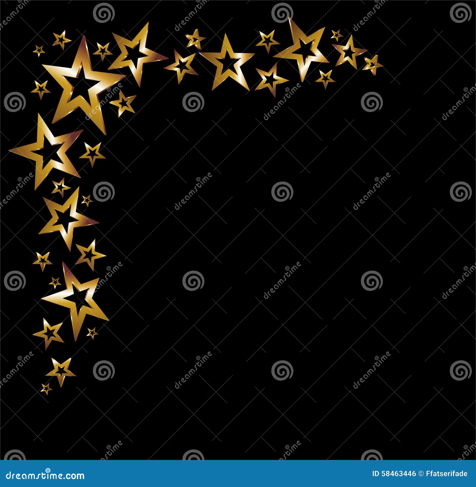 Stars stock illustration. Illustration of christmas, abstract - 58463446