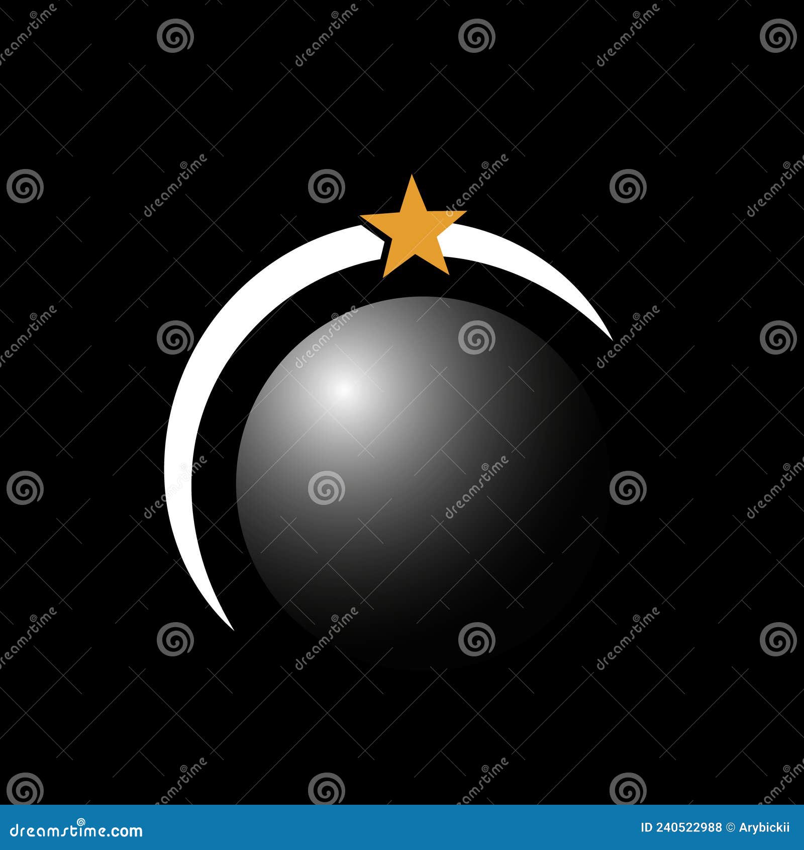 Stars or Meteor Logo. Vector Stock Vector - Illustration of trail ...