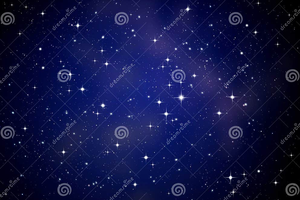 Stars in the night sky stock image. Image of astronomy - 18324663