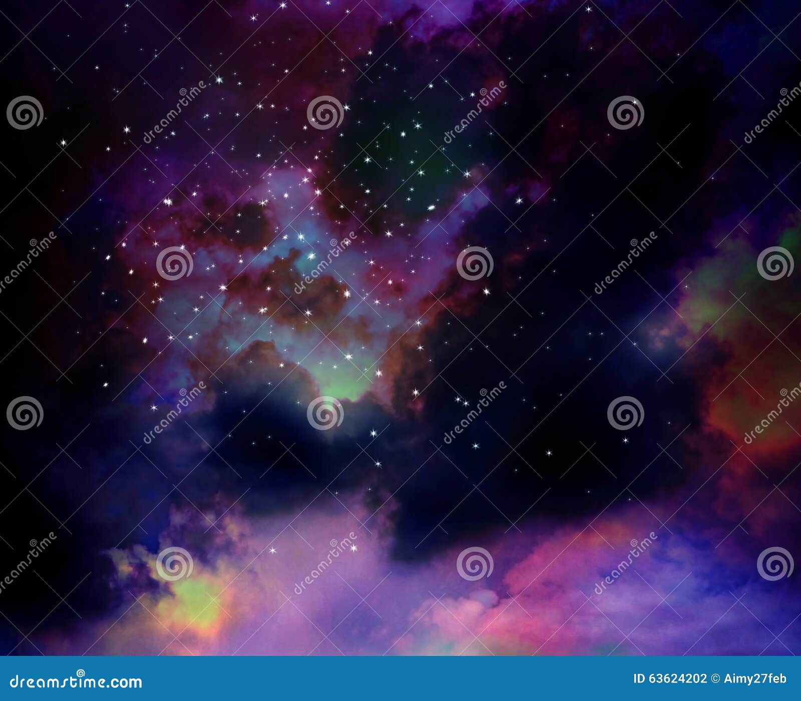 Stars in the Night Sky,nebula and Galaxy Stock Photo - Image of light ...
