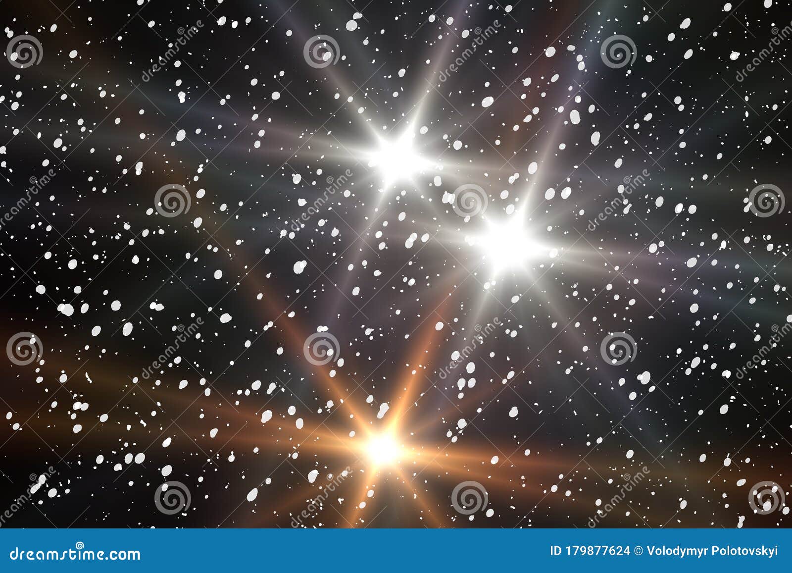 Stars in Outer Space. Abstract Background of Numerous Stars Stock Photo ...