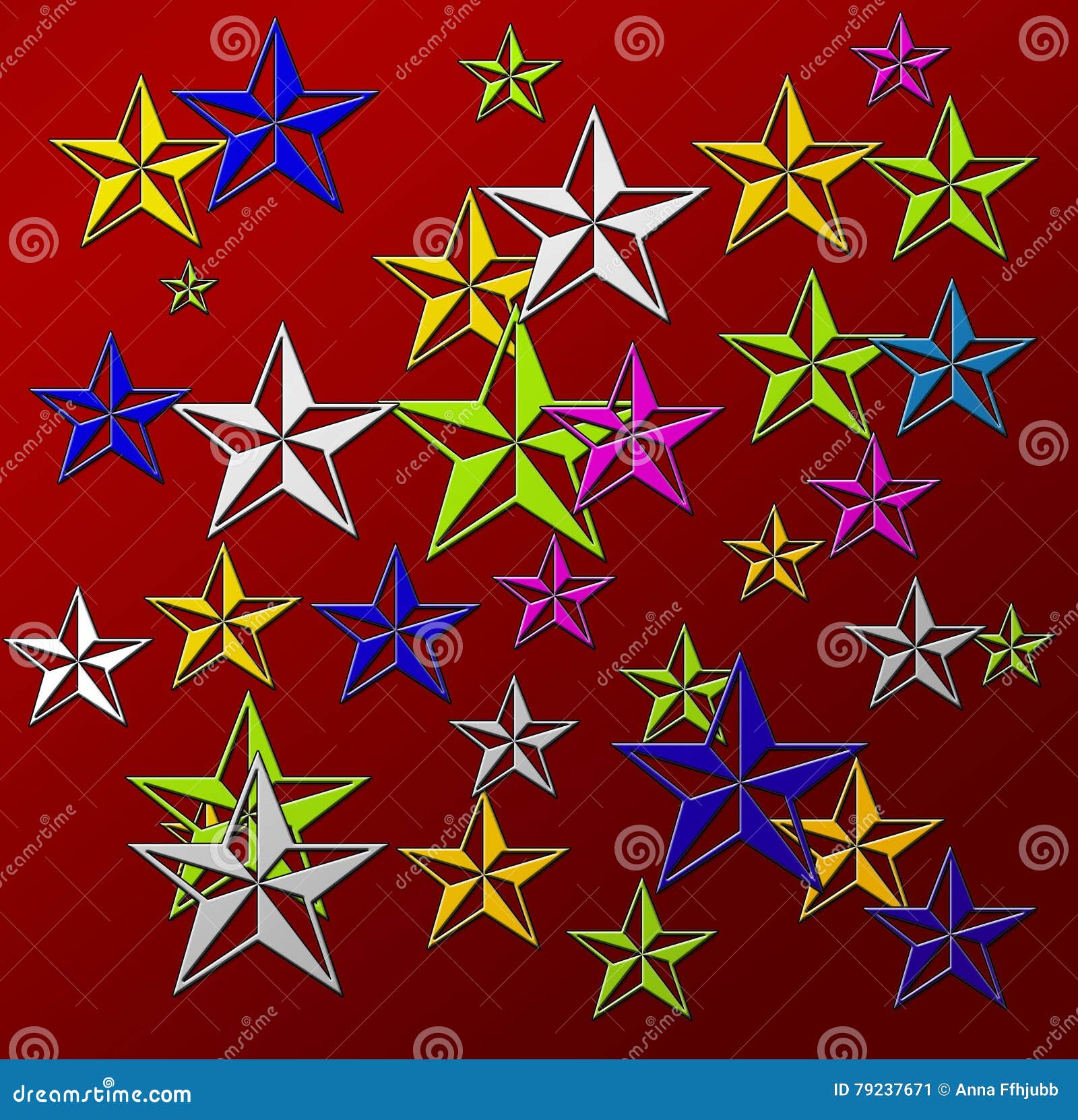 Stars stock illustration. Illustration of retro, vintage - 79237671