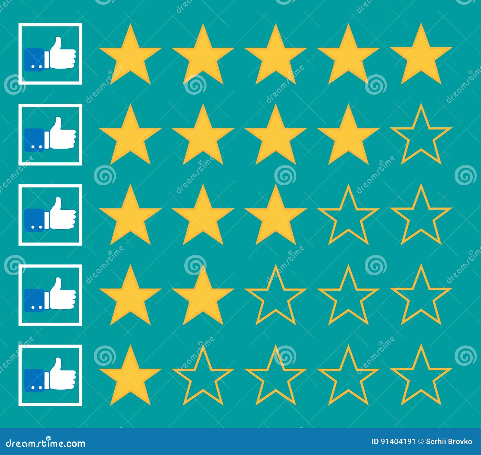 Stars rating editorial photo. Illustration of isolated - 91404191