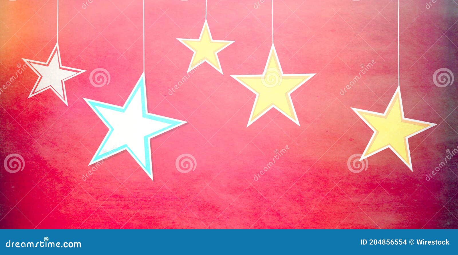 Stars on a Red Background - Perfect for Wallpaper Stock Illustration ...