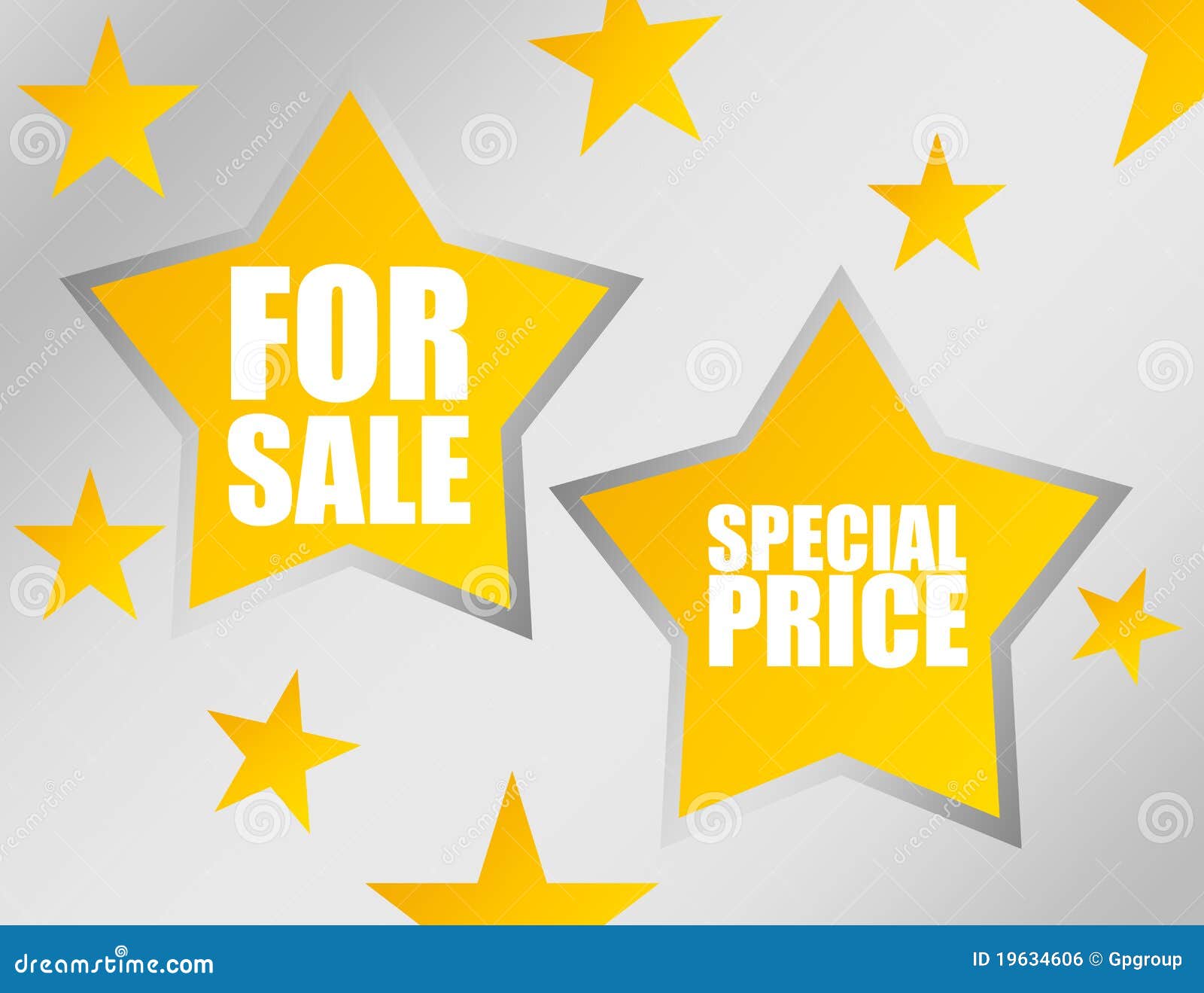 Stars for sale stock illustration. Illustration of design - 19634606