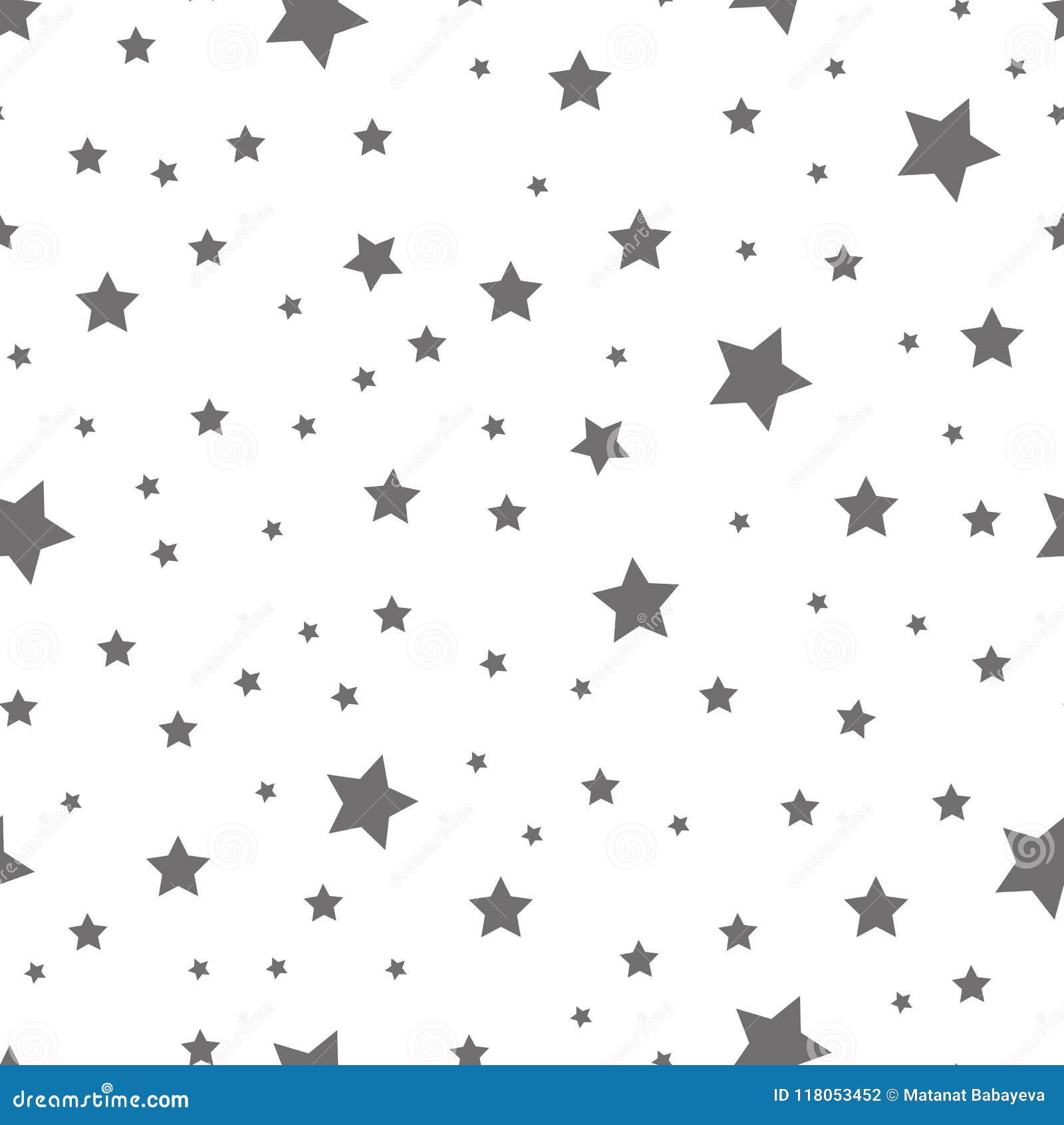 Stars Seamless Pattern.Vector Stars Seamless. Stock Illustration ...