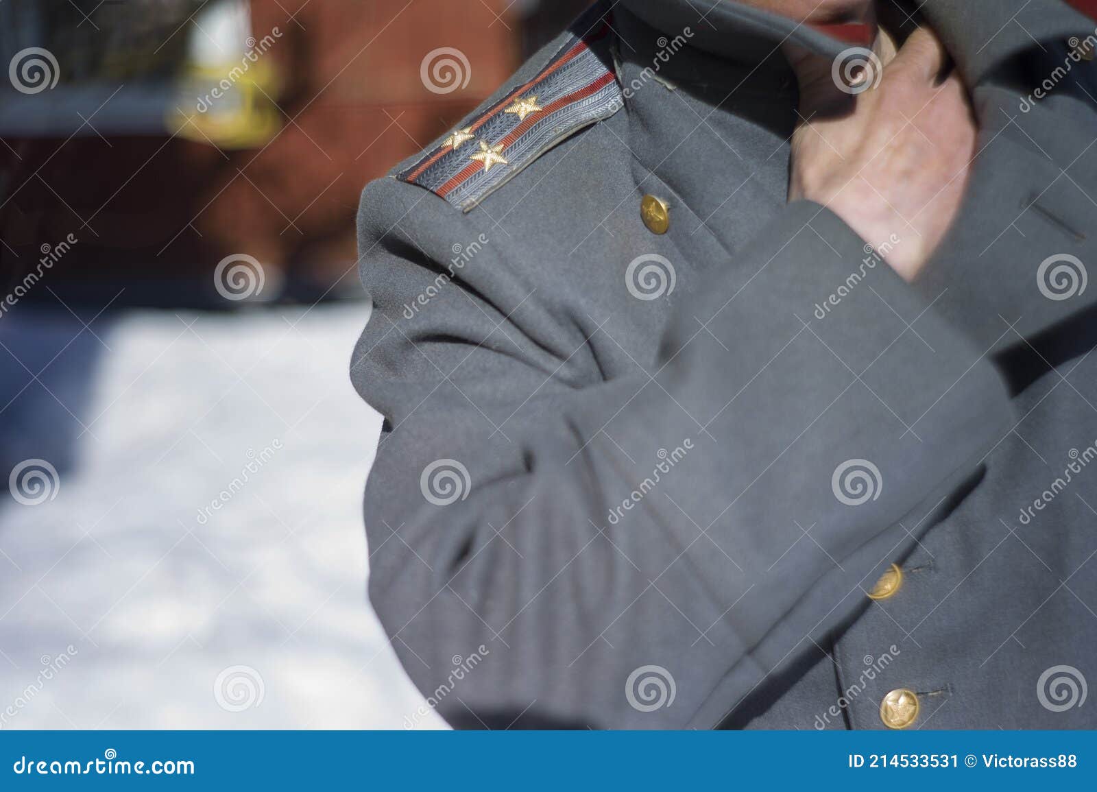 Stars on shoulder strap stock image. Image of male, military - 214533531
