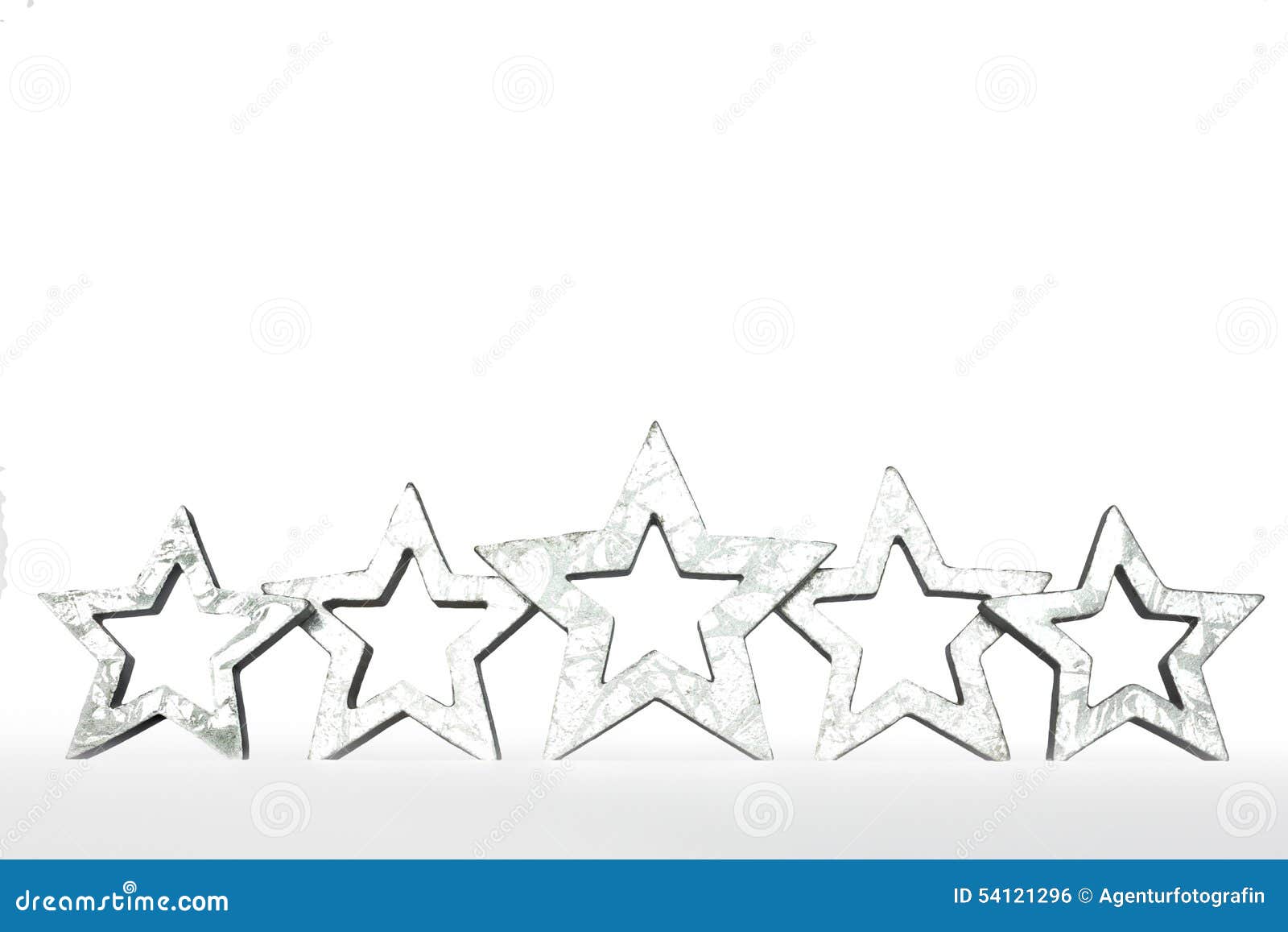 5 stars silver white stock photo. Image of edition, five - 54121296