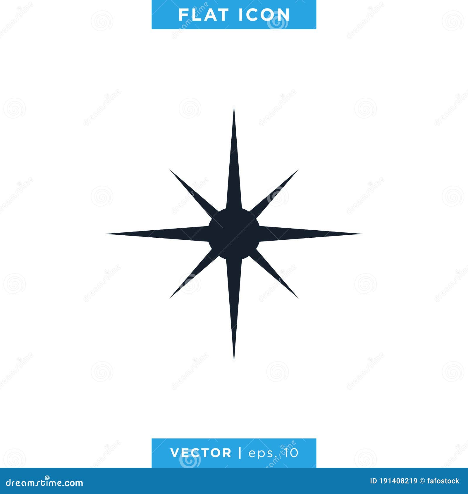 Stars, Sparkle Icon Vector Design Template. Stock Vector - Illustration ...