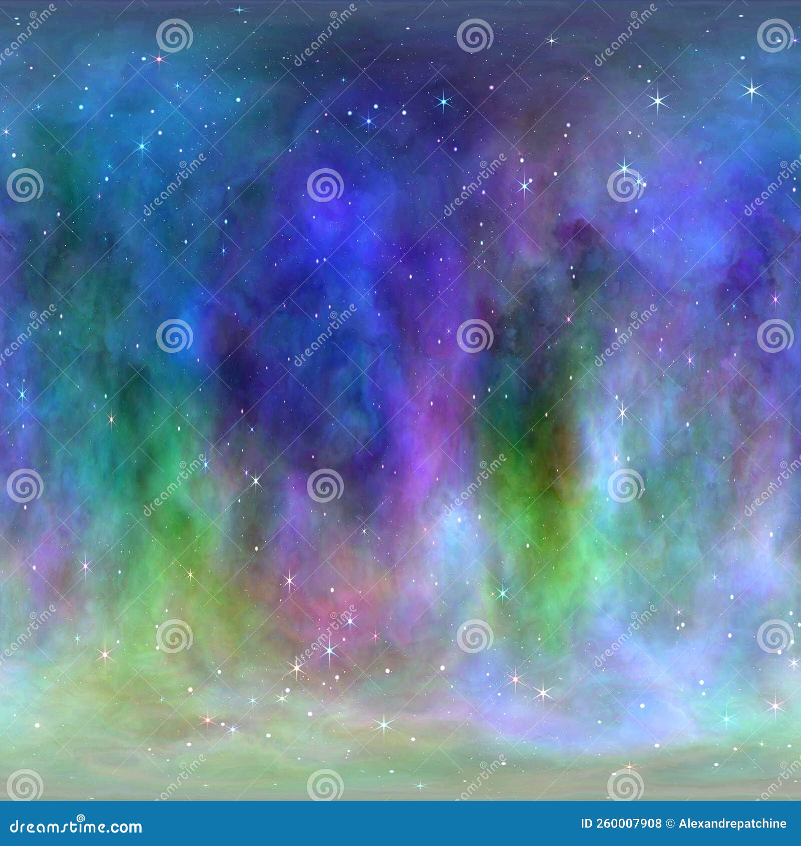 Stars Spherical Nebulous Seamless Texture, Cosmic Environment Pattern ...