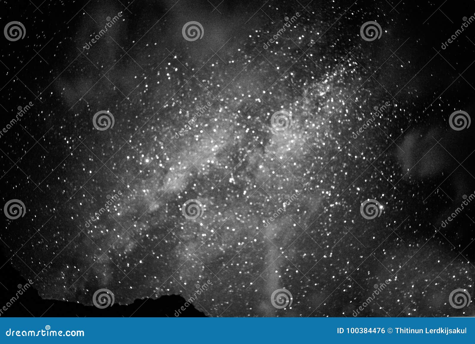 Stars. stock photo. Image of dark, outdoor, cloud, cluster - 100384476