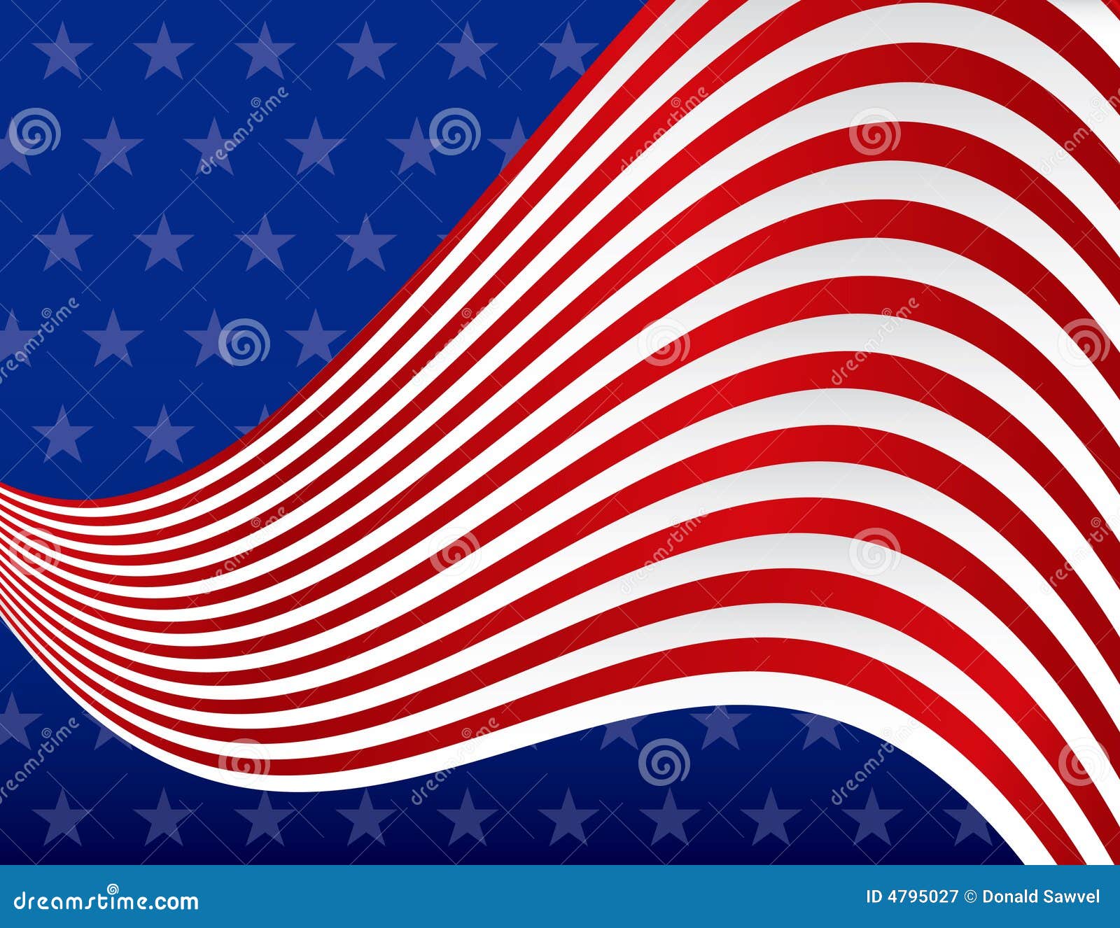 Stars and Stripes Background Stock Vector - Illustration of abstract ...