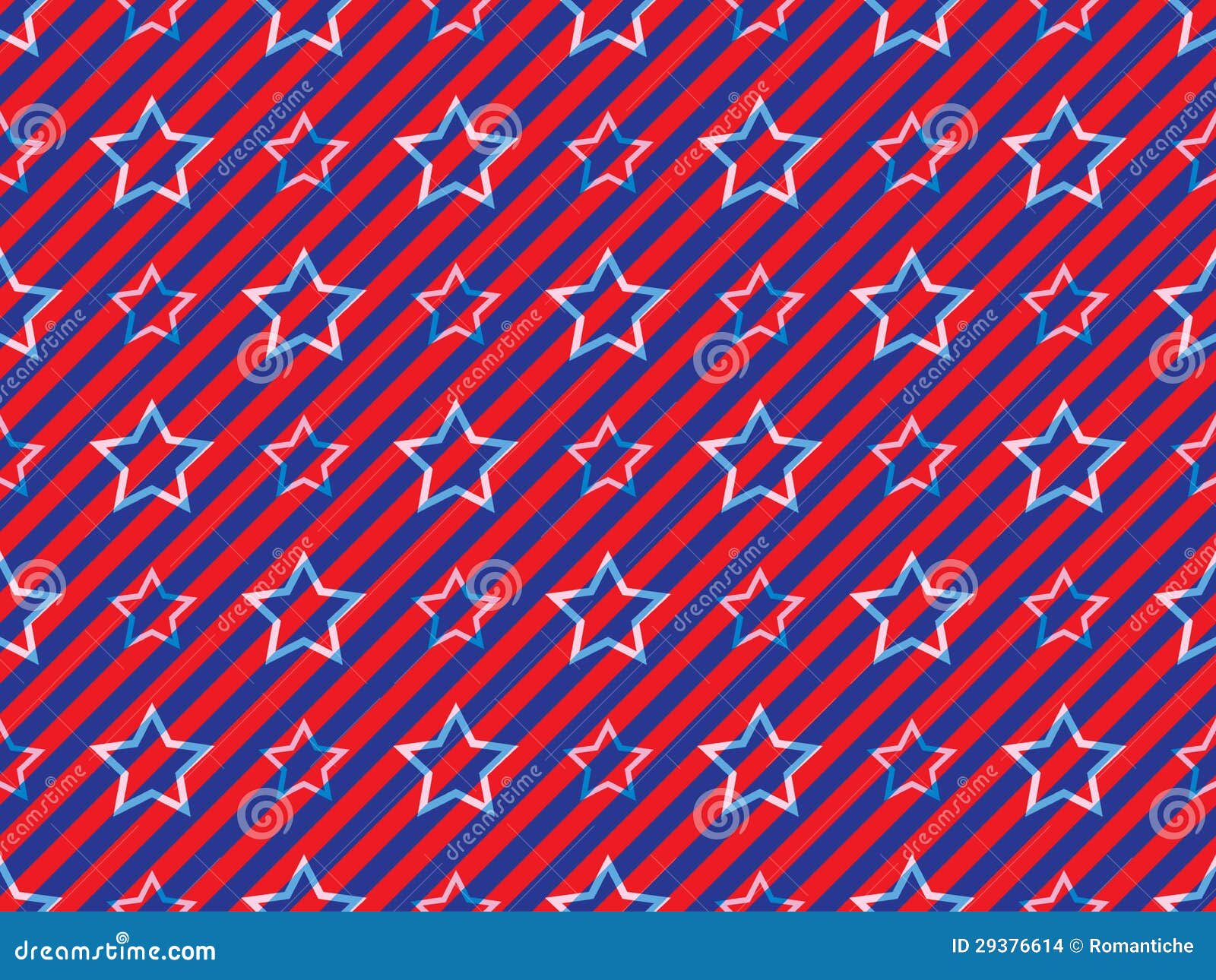 Stars and stripes pattern stock vector. Illustration of wrapper - 29376614