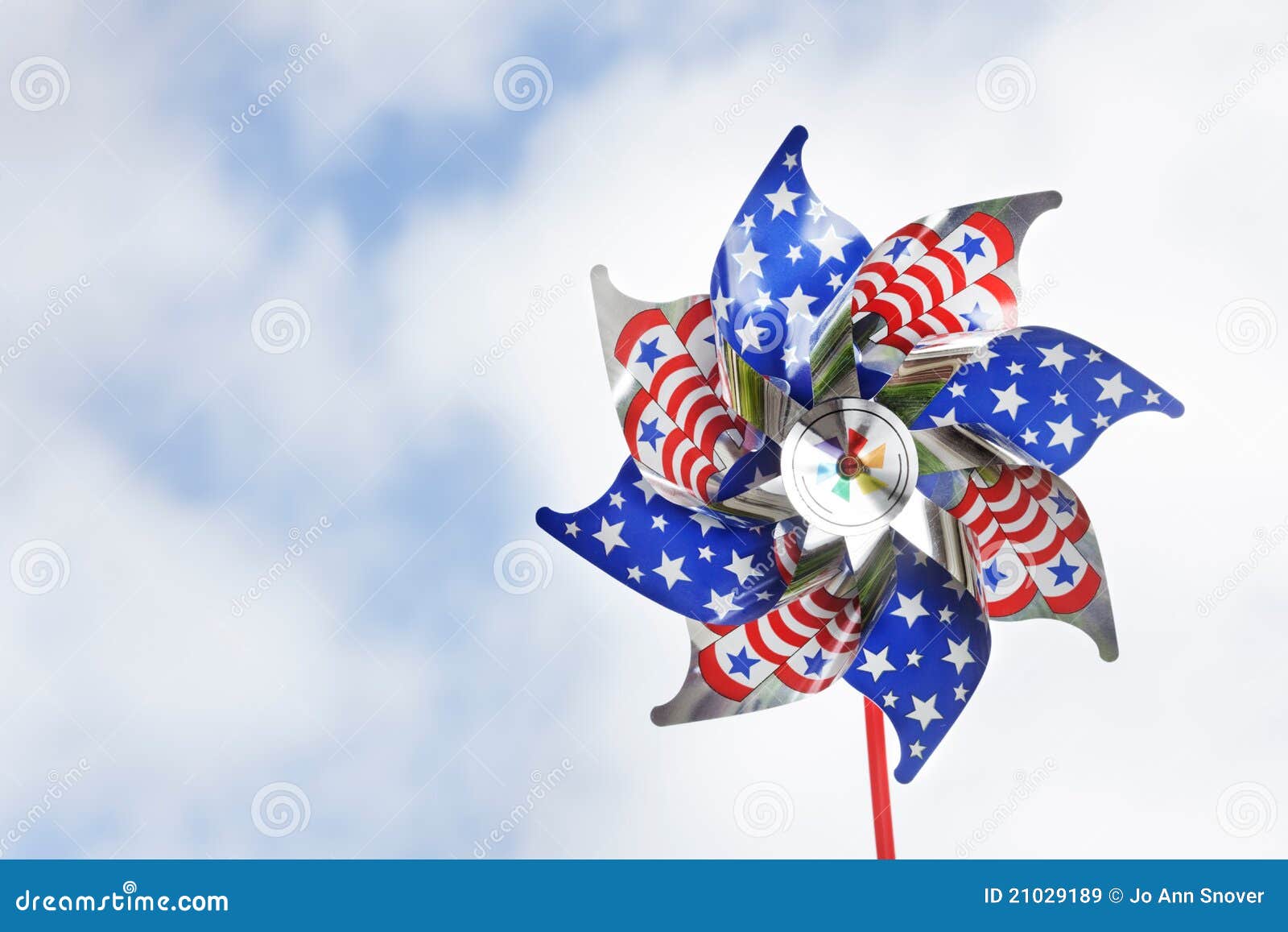 Stars & Stripes Pinwheel Stock Image - Image of july, blue: 21029189