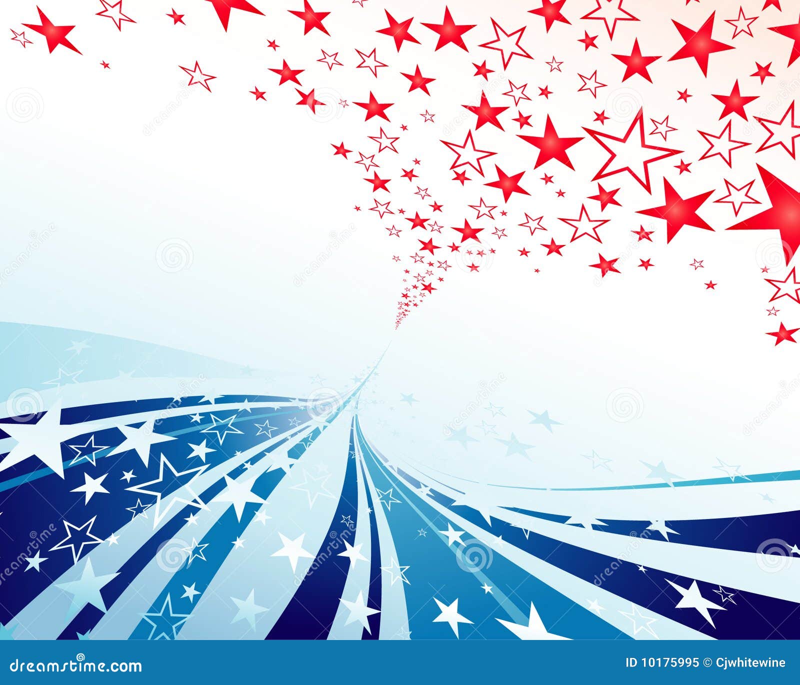 Stars Stripes Streamer Stock Illustrations – 52 Stars Stripes Streamer ...