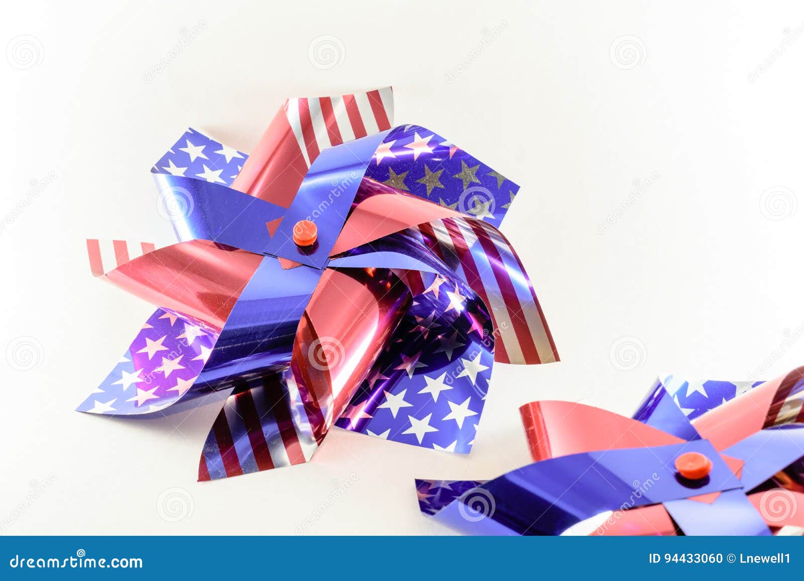 Stars and Strips Spinner Isolated Stock Photo - Image of stripes, honor ...
