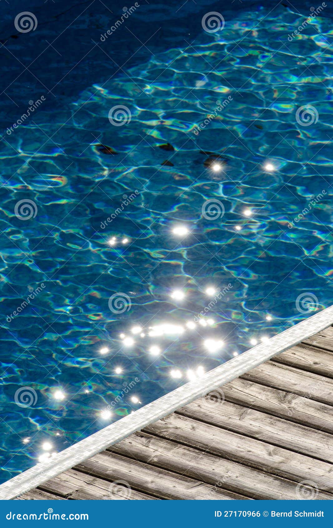 Stars of Sun on a Blue Water Stock Photo - Image of planks, tiles: 27170966