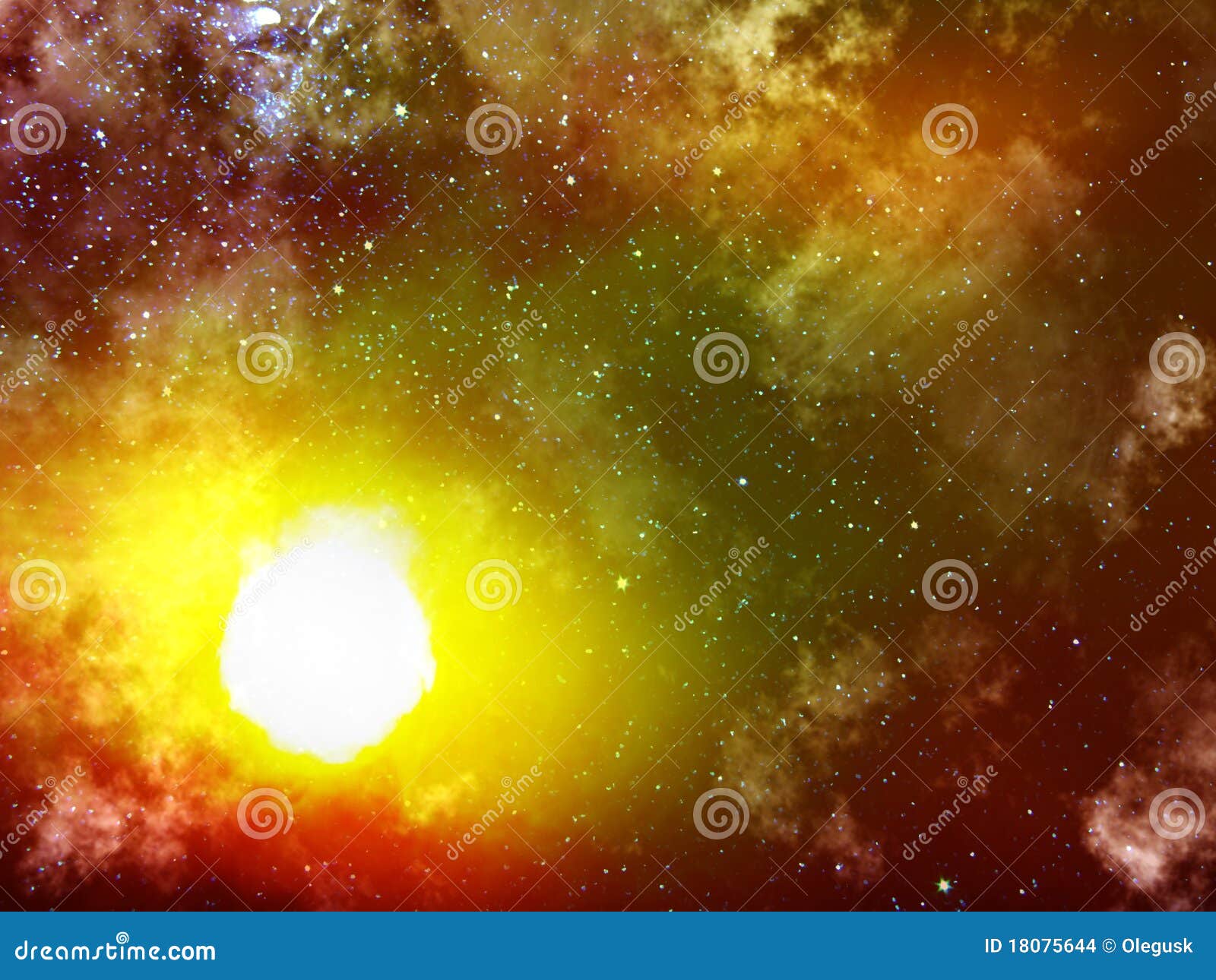 Stars sun fog stock photo. Image of galactic, stars, radiation - 18075644