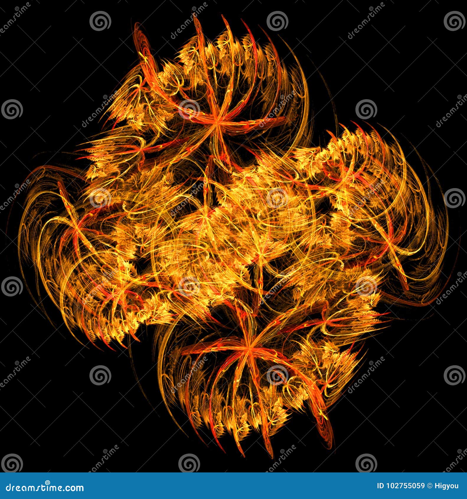 Star Flame Mix stock illustration. Illustration of black - 102755059