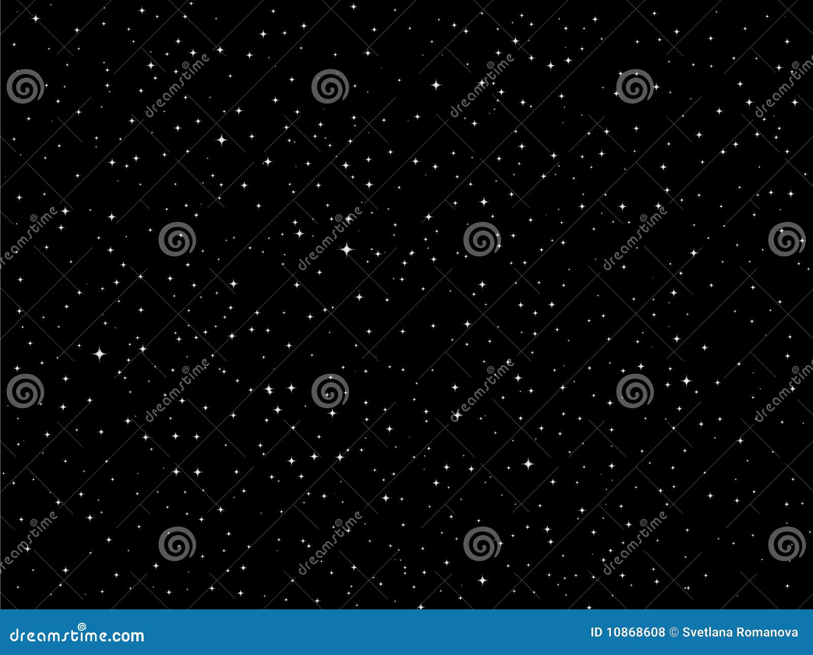 Stars vector night sky stock vector. Illustration of journey - 10868608