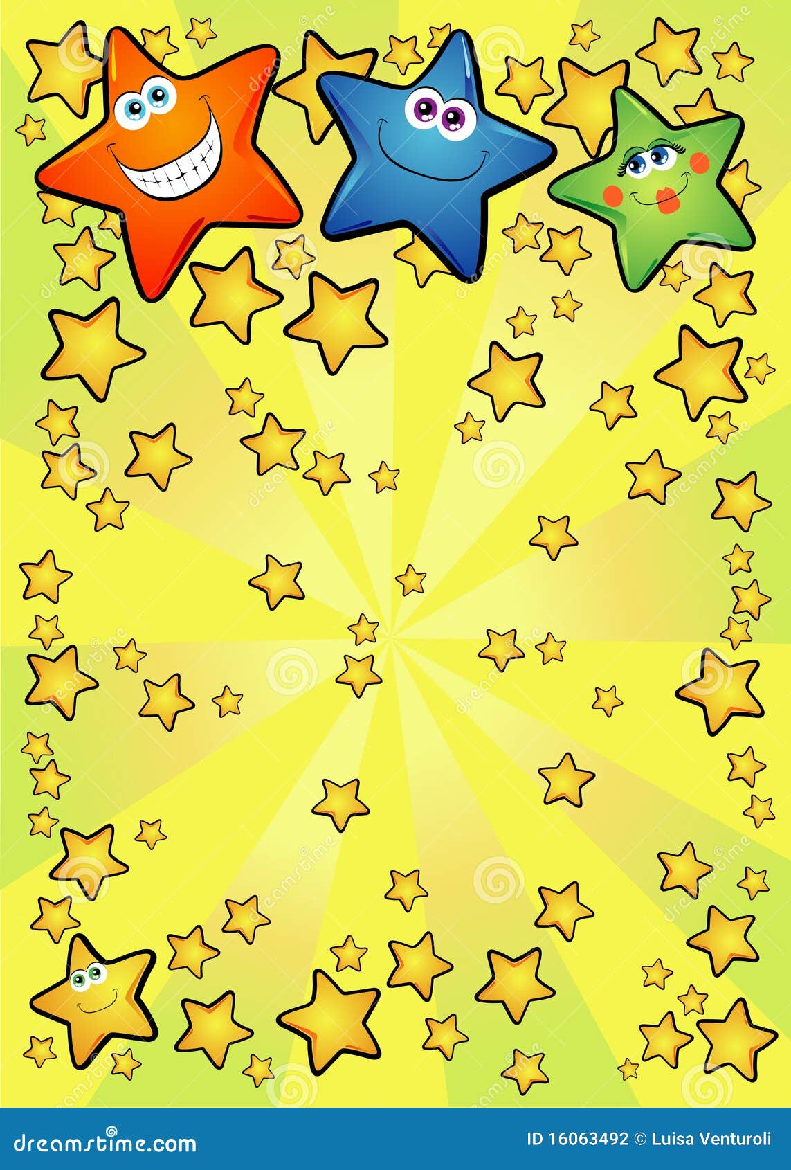 Stars vertical background stock illustration. Illustration of humanized ...