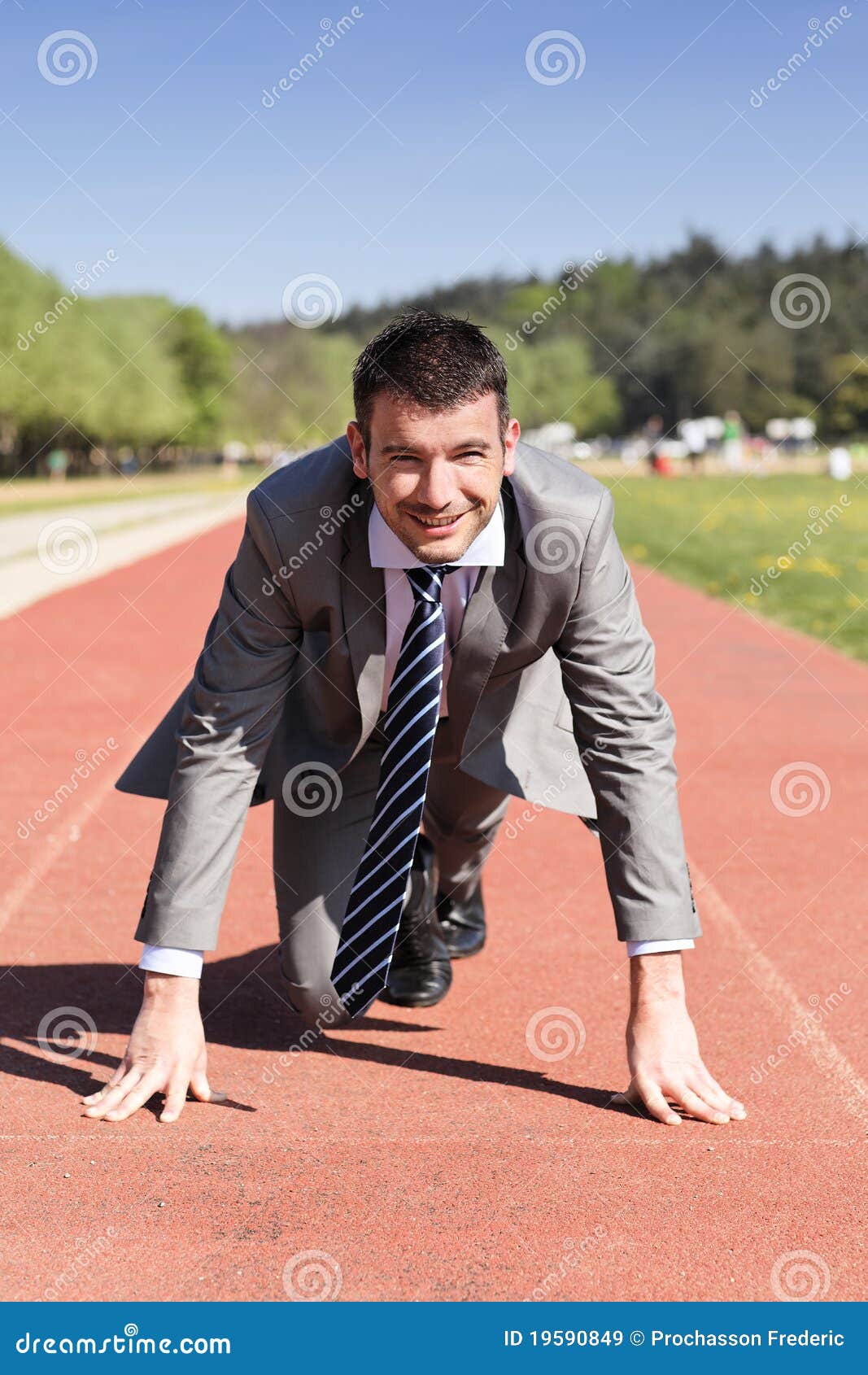 Start stock image. Image of confident, career, businessman - 19590849