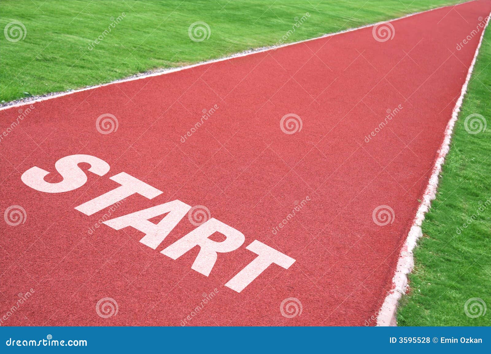 Start stock photo. Image of path, running, grass, start - 3595528