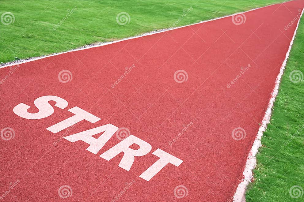 Start stock photo. Image of path, running, grass, start - 3595528