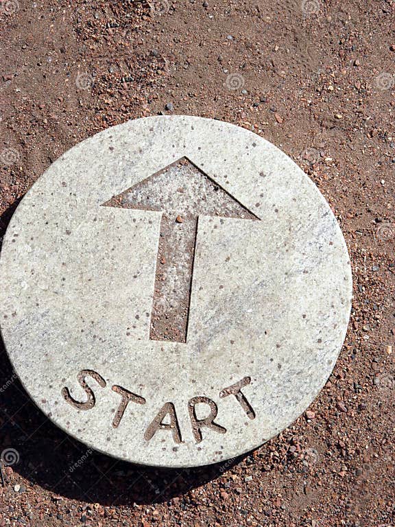 Start stock photo. Image of icon, word, direction, start - 596918