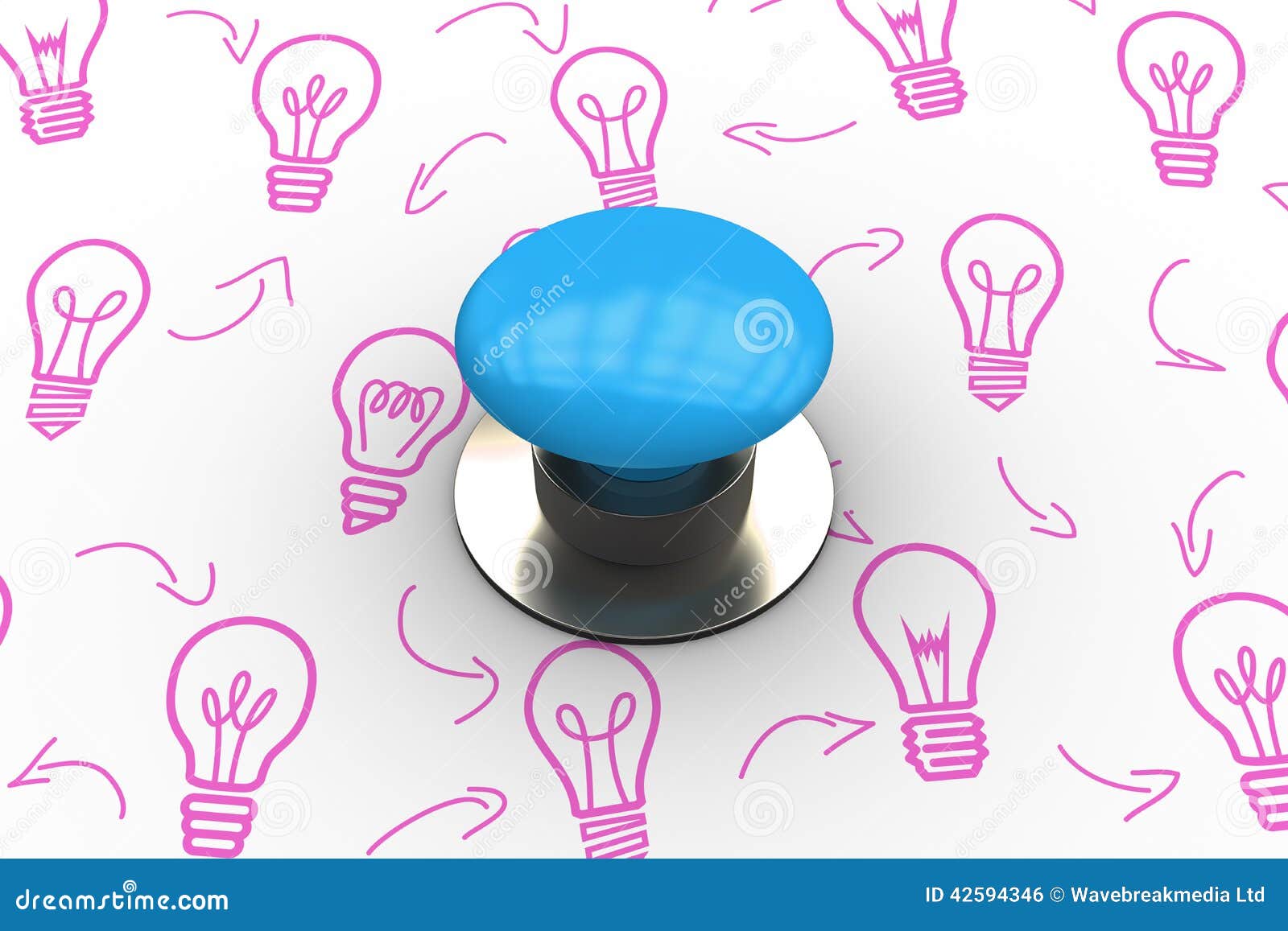 Start Against Idea and Innovation Graphic Stock Illustration ...