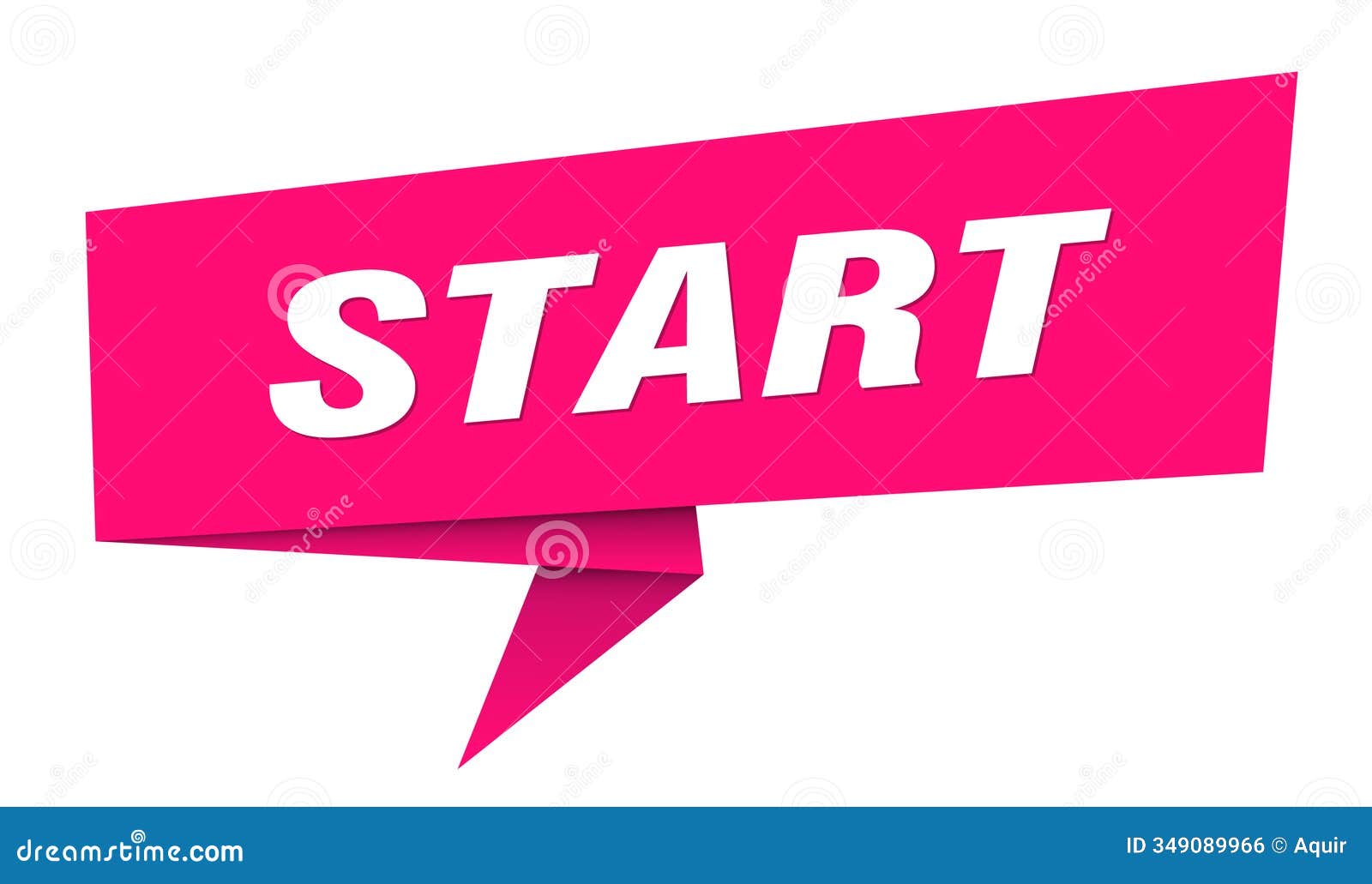 Start Banner. Start Speech Bubble, Label, Sticker, Sign Template Stock ...