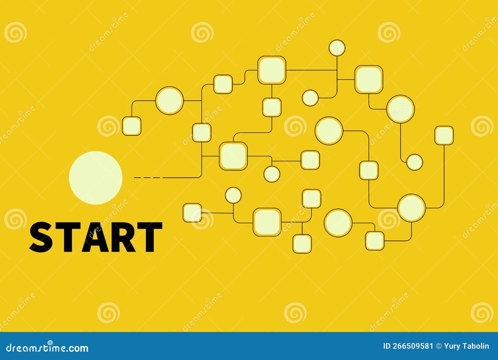 Processing Management Visualized With Hand Placing Wooden Blocks ...