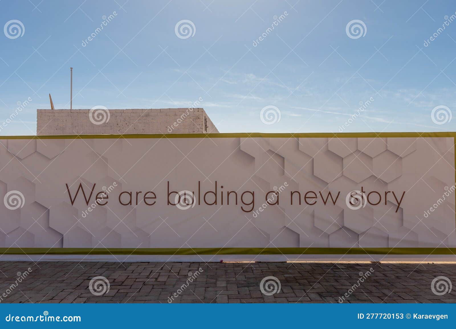 Start of Building a House at the Construction Site Editorial Stock ...