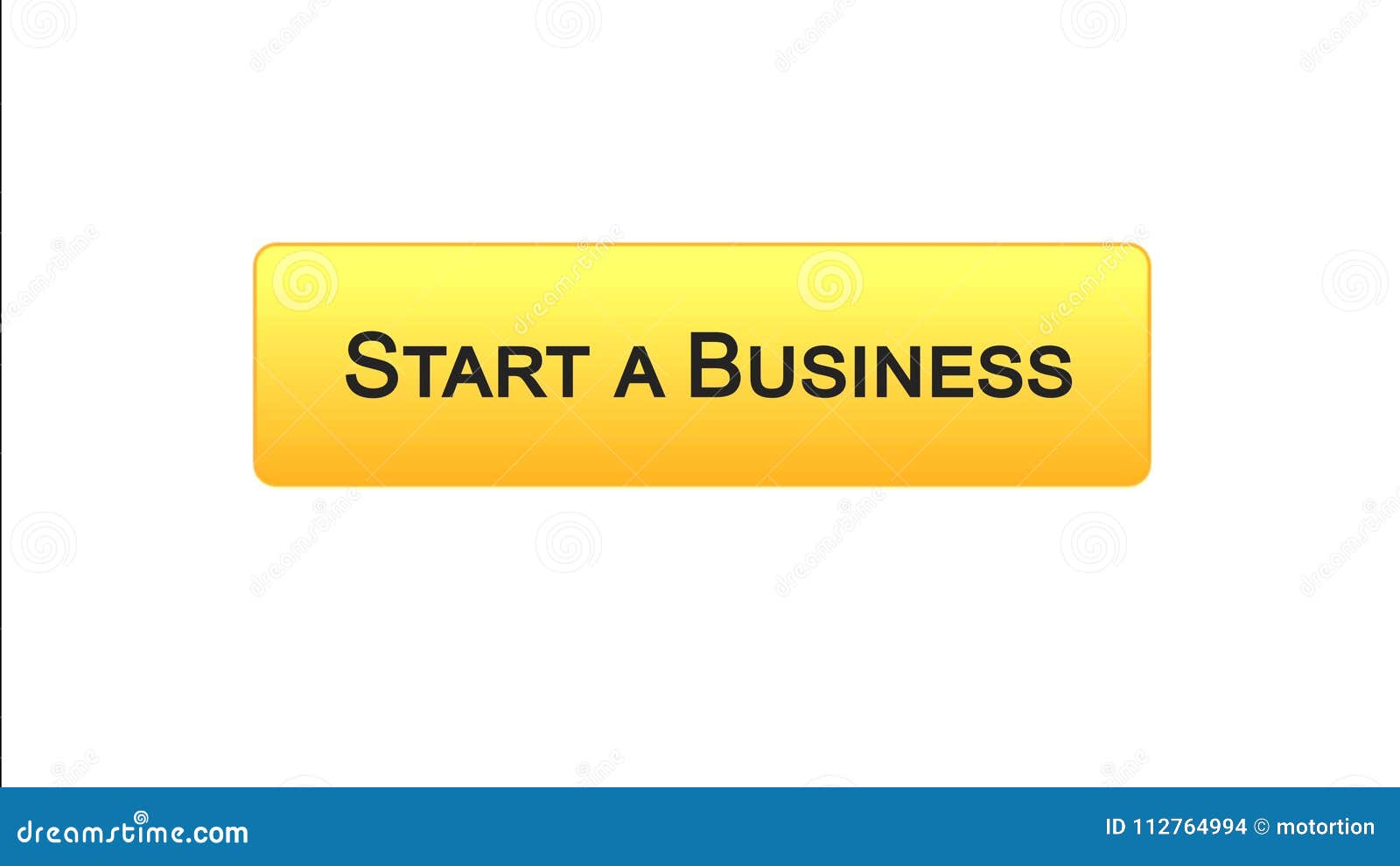 Start a Business Web Interface Button Orange Color, Development Plan ...