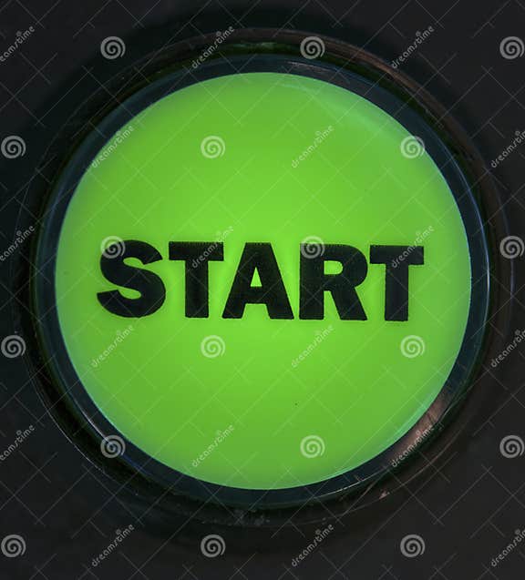 START button stock image. Image of metal, computer, frame - 17274257