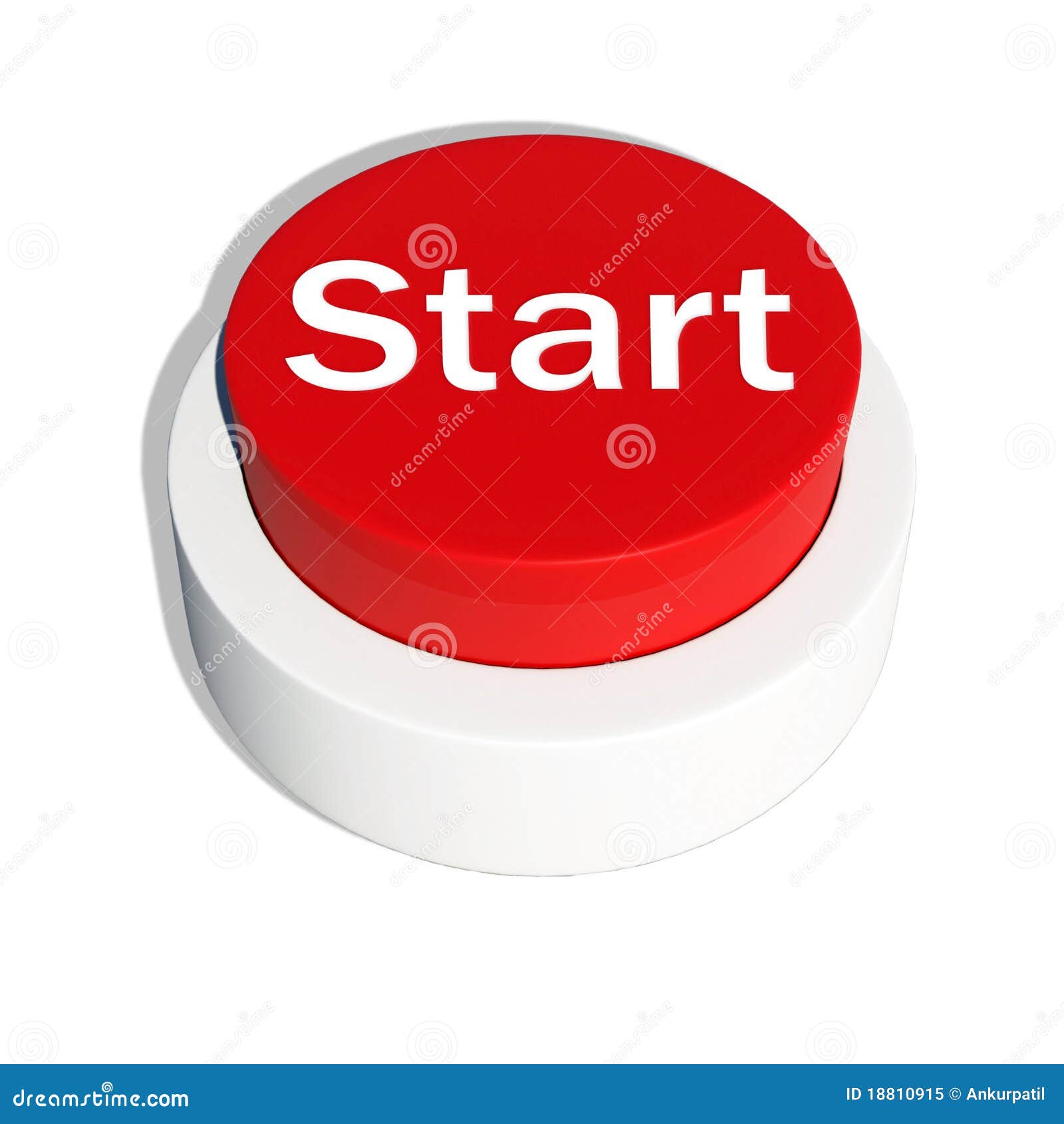 Start button stock illustration. Illustration of modern - 18810915