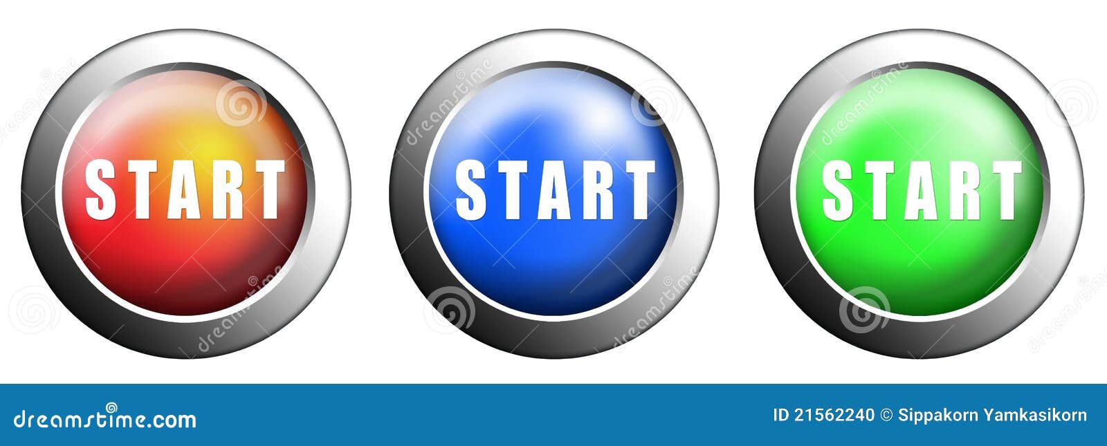 Start button stock illustration. Illustration of circle - 21562240