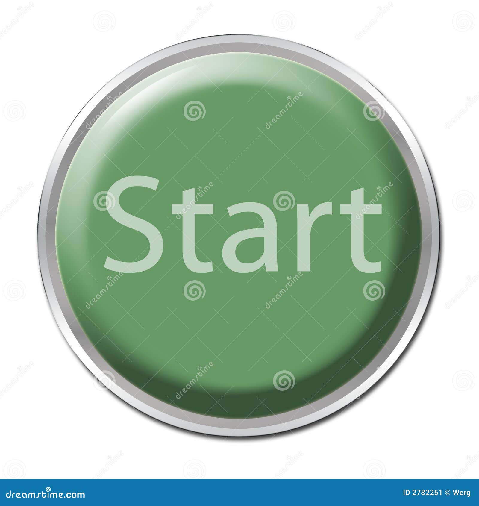 Start Button stock illustration. Illustration of control - 2782251