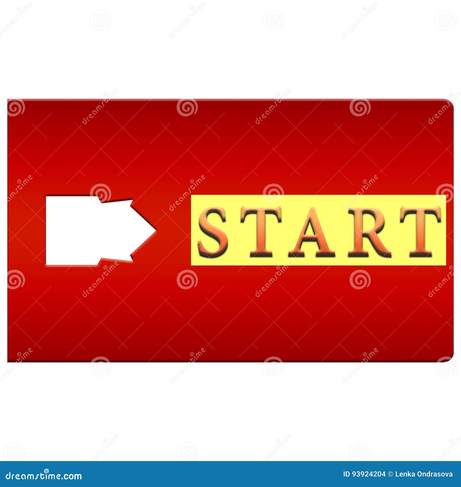 Start button stock illustration. Illustration of business - 93924204
