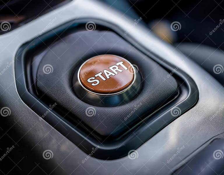 Start Button on a Device, Representing Initiation, Beginning, and ...