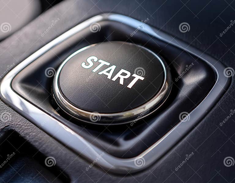 Start Button on a Device, Representing Initiation, Beginning, and ...