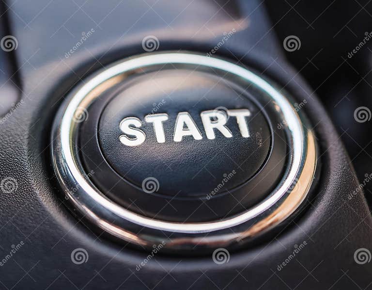 Start Button on a Device, Representing Initiation, Beginning, and ...