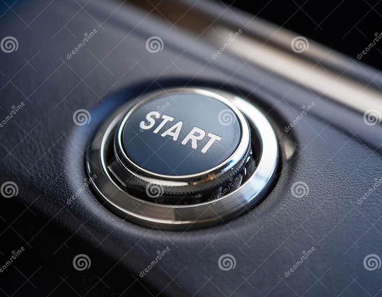 Start Button on a Device, Representing Initiation, Beginning, and ...